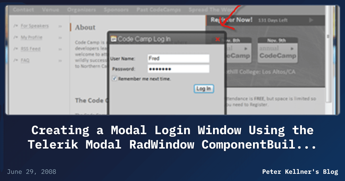 Creating a Modal Login Window Using the Telerik Modal RadWindow ...