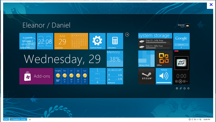 Windows Desktop Class Versus Windows 8 Metro UI - PeterKellner.net